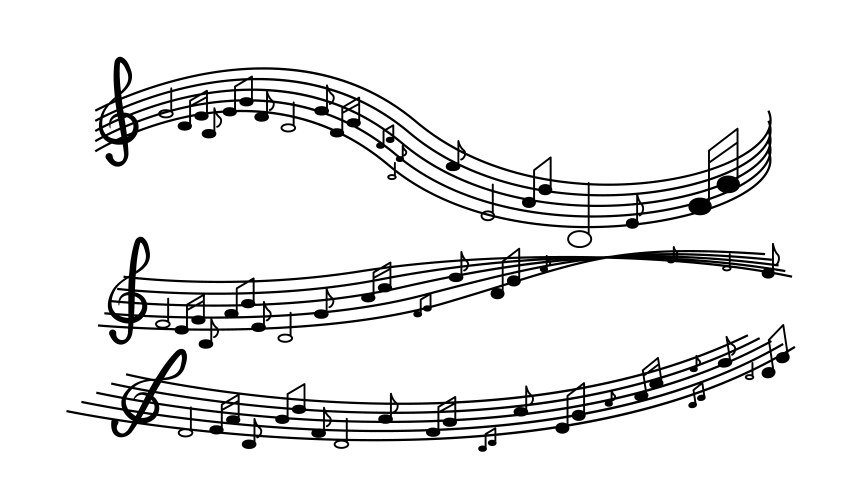 Music Note Wave Vector Images (over 10,000)