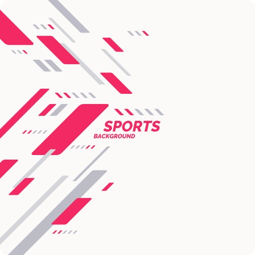 Sports colorful frame Royalty Free Vector Image