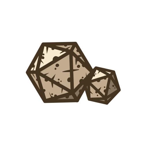 Dice for playing dnd tabletop role-playing game Vector Image