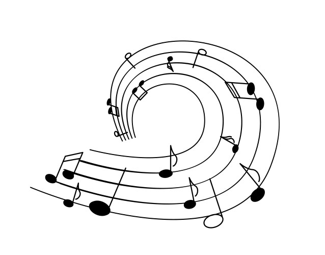 Music Note Wave Vector Images (over 10,000)