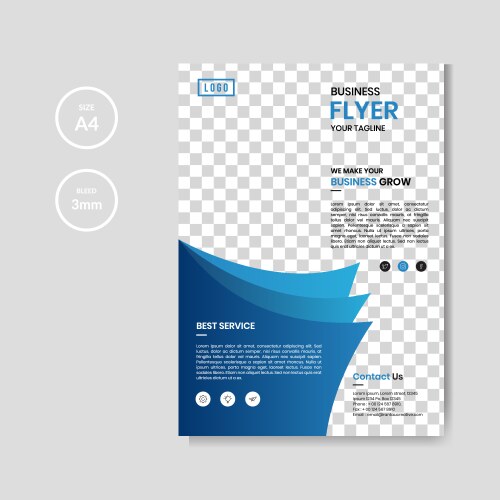 Professional business brochure background template