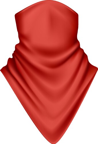 Bandanas realistic headbands for bikers sport Vector Image