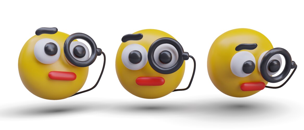 Focus Faces Emoji Vector Images (over 100)