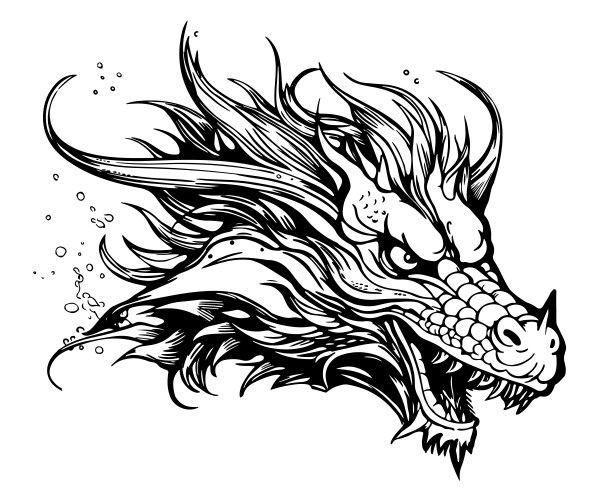 Dragon Head Vector Images (over 13,000)