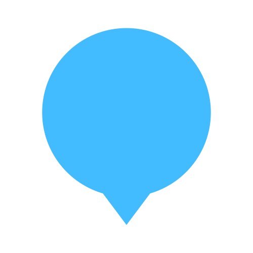 Rectangle blank speech bubble sign or empty map Vector Image