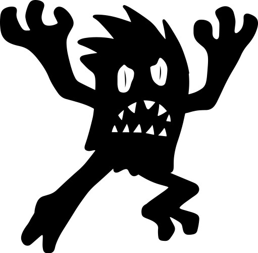 Devil danger Royalty Free Vector Image - VectorStock