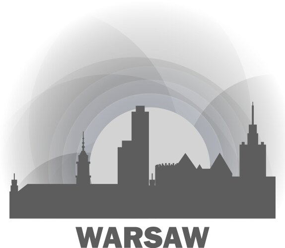 Warsaw logo Royalty Free Vector Image - VectorStock