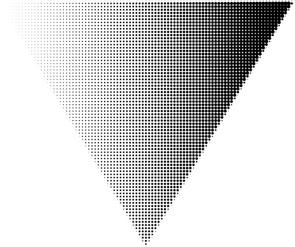 Halftone Pattern Triangle Vector Images (over 26,000)