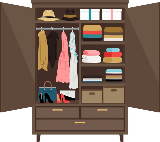 Wardrobe Cartoon Vector Images (over 7,600)