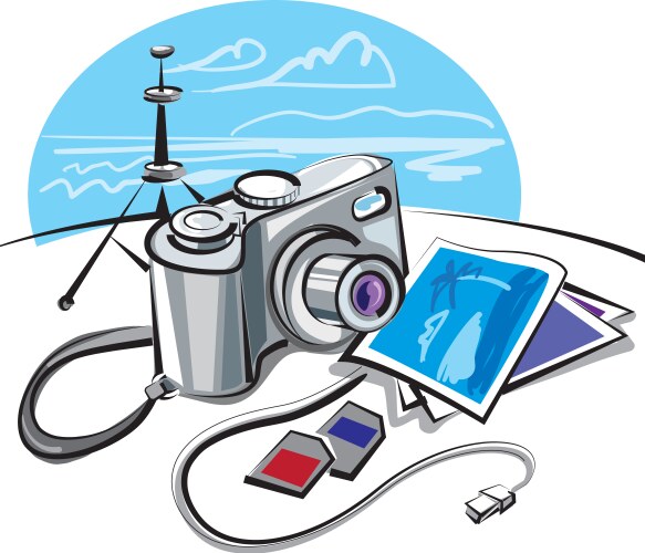 Cartoon photographer Royalty Free Vector Image