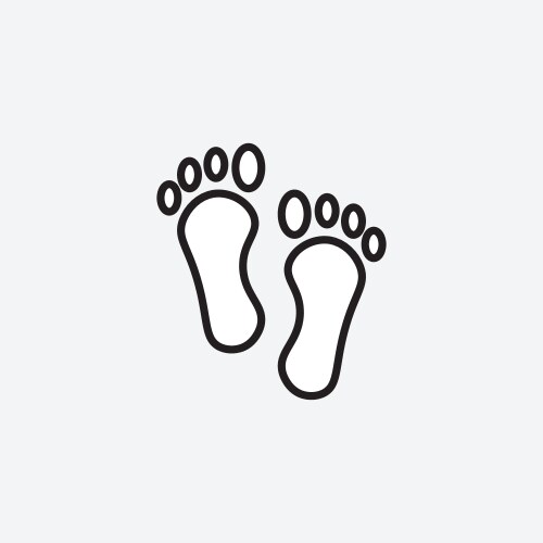 Foot Outline Feet Vector Images (over 2,400)