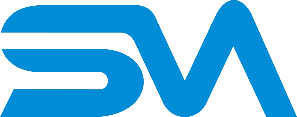 Letter le stripes motion colorful logo Royalty Free Vector