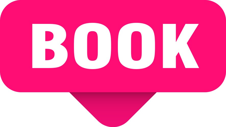 Book sticker sign on transparent background Vector Image
