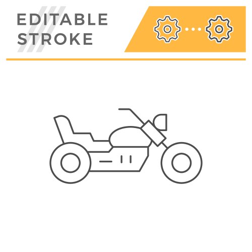 Motorcycle logo symbol Royalty Free Vector Image