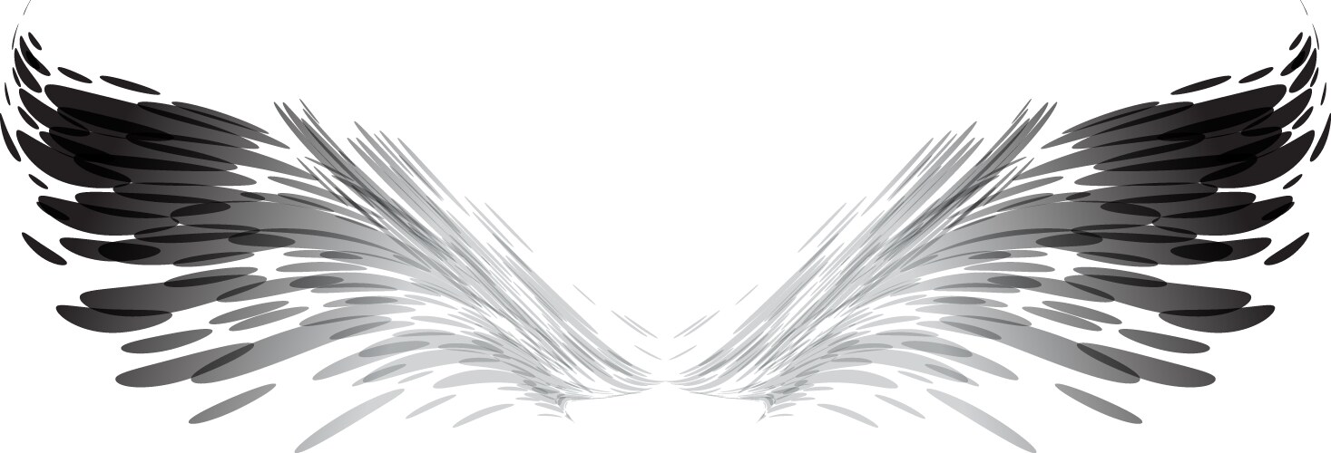 Abstract stylized flying bird Royalty Free Vector Image