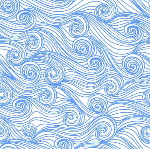 Seamless wave pattern Royalty Free Vector Image