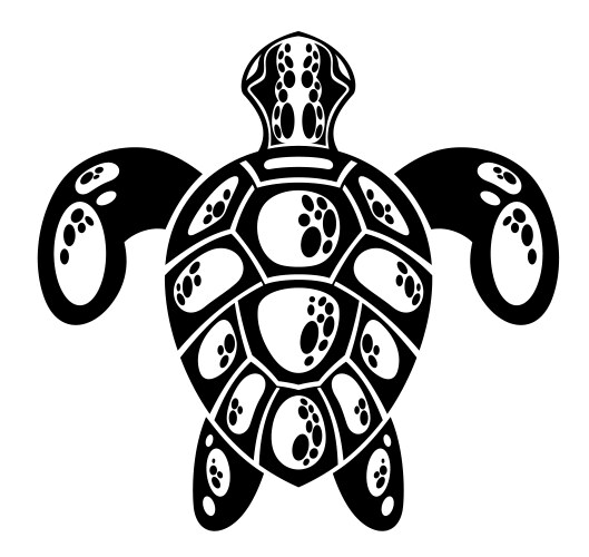 Sea turtles Royalty Free Vector Image - VectorStock