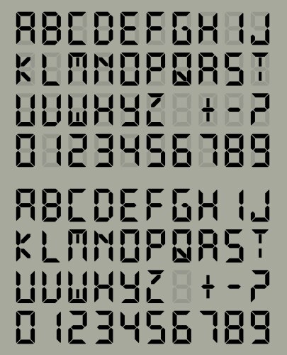 Digital Font Vector Images (over 150,000)