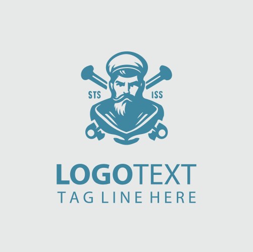 Sailor logo Royalty Free Vector Image - VectorStock