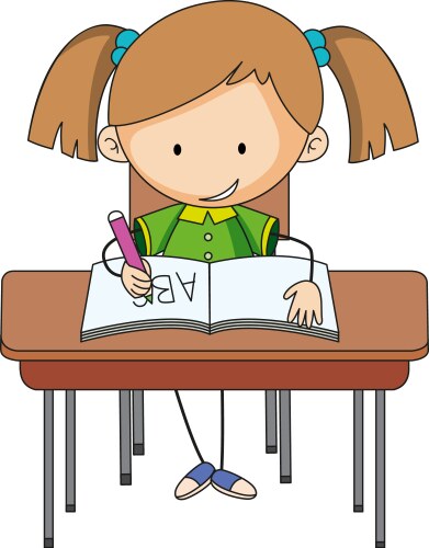 Cartoon Homework Vector Images (over 34,000)