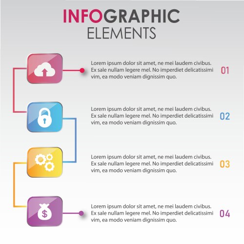 Ingographics designs Royalty Free Vector Image
