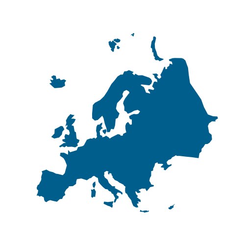 Isometric political map of europe Royalty Free Vector Image