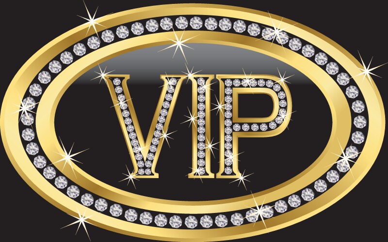 Golden figure with diamonds Royalty Free Vector Image