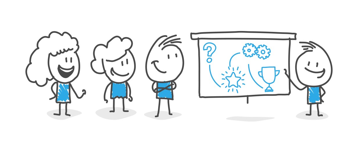 Stick Figure Storyboard Vector Images (18)