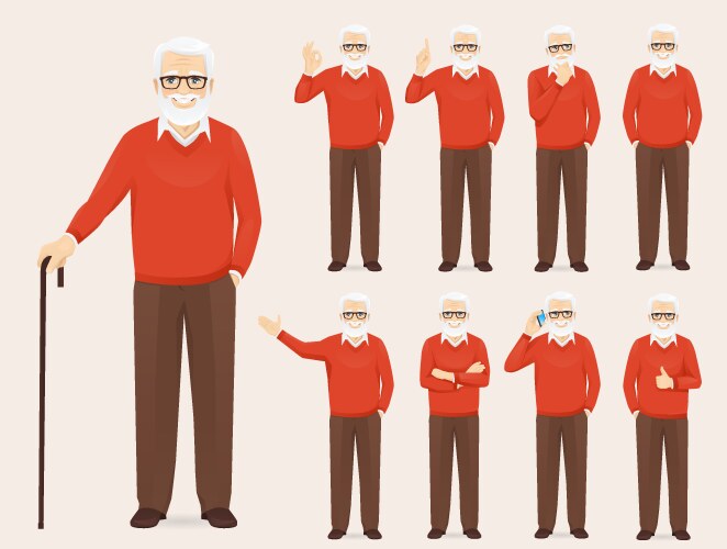 Senior Vector Images (over 90,000)