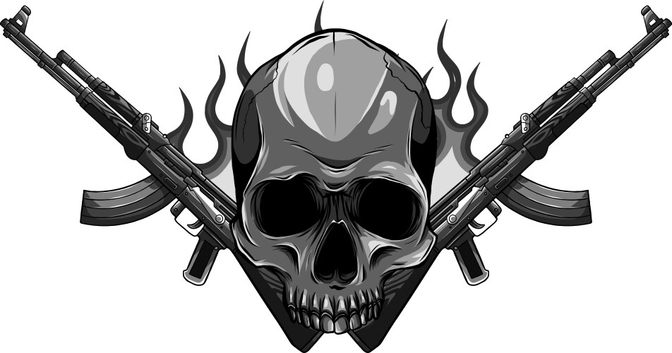 Guns Skeleton Vector Images (over 2,800)