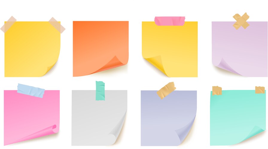 Note paper Royalty Free Vector Image - VectorStock