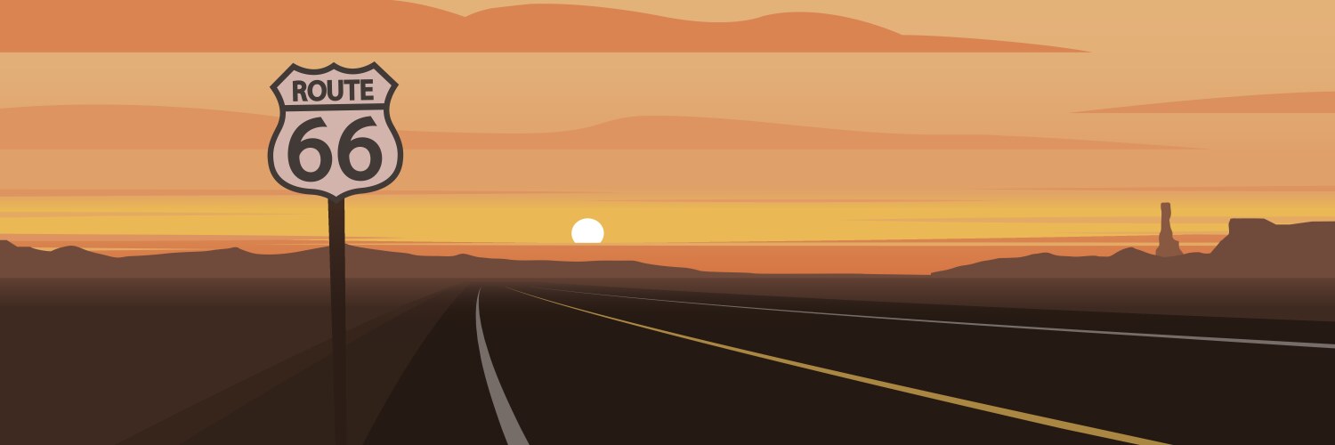 Sunset Road Vector Images (over 5,900)