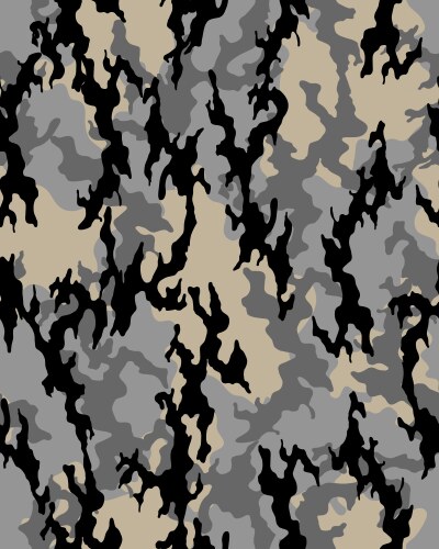 Seamless woodland camo pattern Royalty Free Vector Image