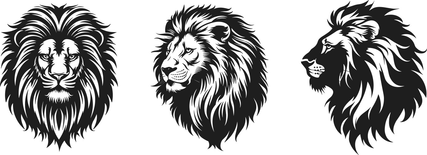 Lion Side View Vector Images (over 340)