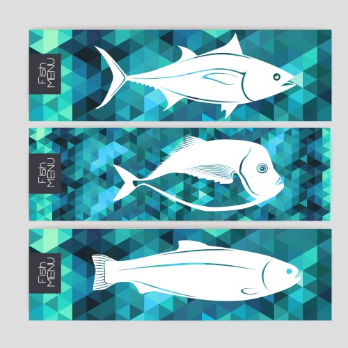 Geometric Fish Vector Images (over 9,700)