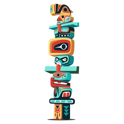 Colorful Totem Vector Images (over 5,200)