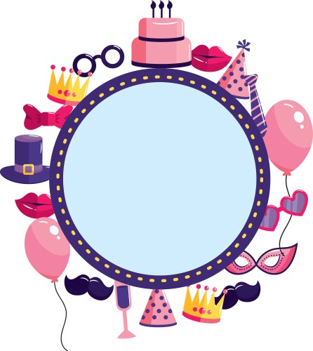 Happy Birthday Round Frame Vector Images (over 2,500)