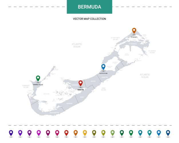 Bermuda map outline Vector Images & Graphics for Commercial Use ...