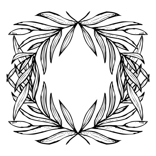 Laurel Garland Border Vector Images (over 700)