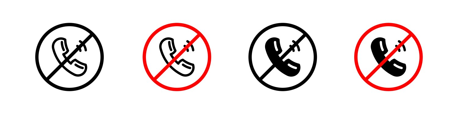 Mobile not Allowed Vector Images (over 1,000)
