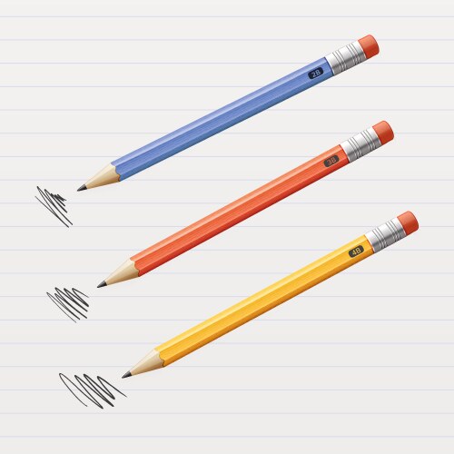 3 Pencils Vector Images (over 1,500)