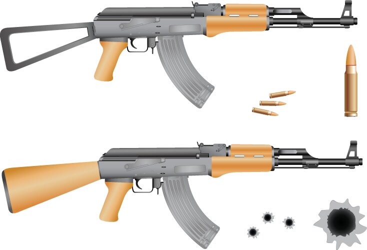 Ak 47 Vector Images (over 1,200)