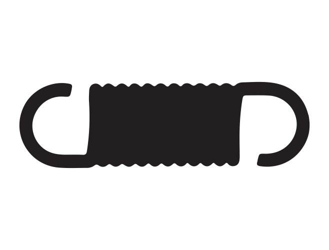 Spring silhouette art Royalty Free Vector Image