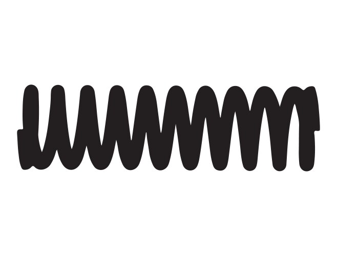 Spring silhouette art Royalty Free Vector Image