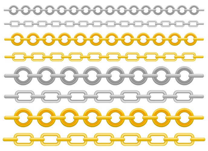 Chain design isolated on white background Vector Image