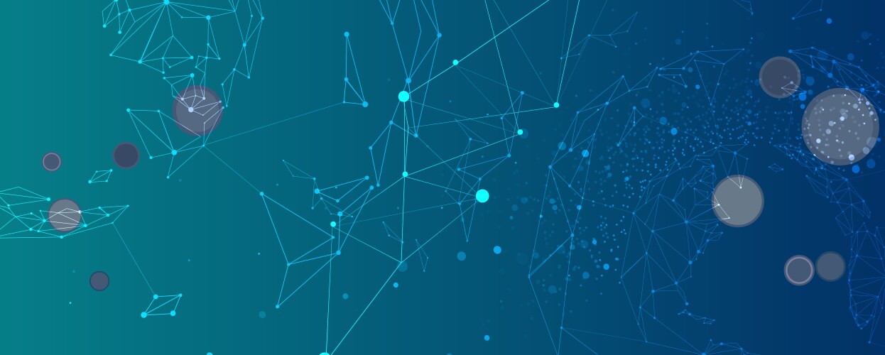 Abstract technology background for science Vector Image