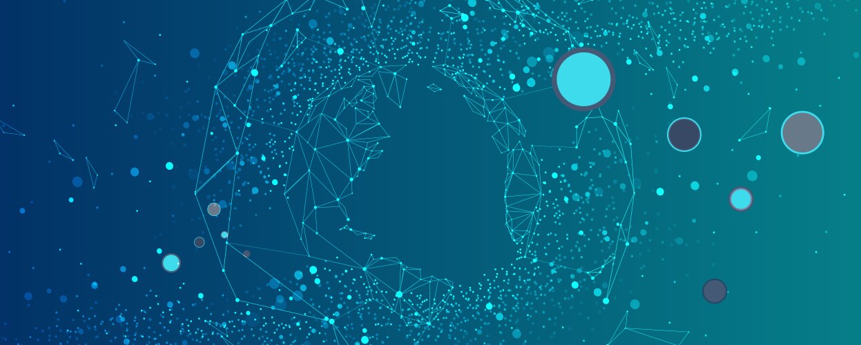 Abstract technology background for science Vector Image