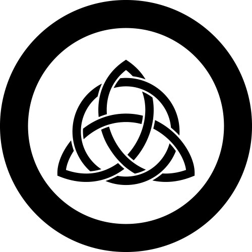 Triquetra symbol Royalty Free Vector Image - VectorStock