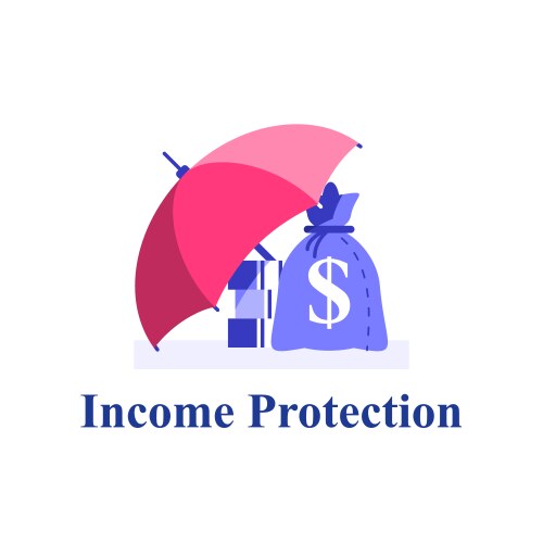 Protection money Royalty Free Vector Image - VectorStock