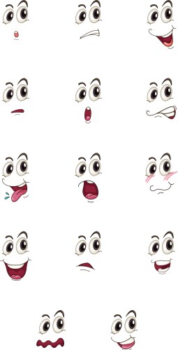 A face Royalty Free Vector Image - VectorStock